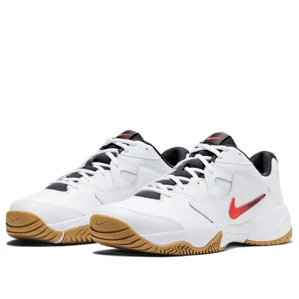 Nike Court Lite 2 Tennis Sneakers - White/red