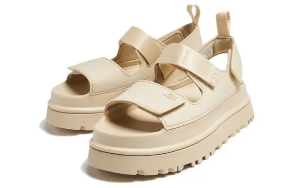 UGG Goldenglow Platform Sandal - Light Beige