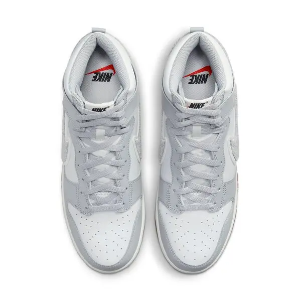 Nike Dunk High "chenille Swoosh Light Smoke Grey