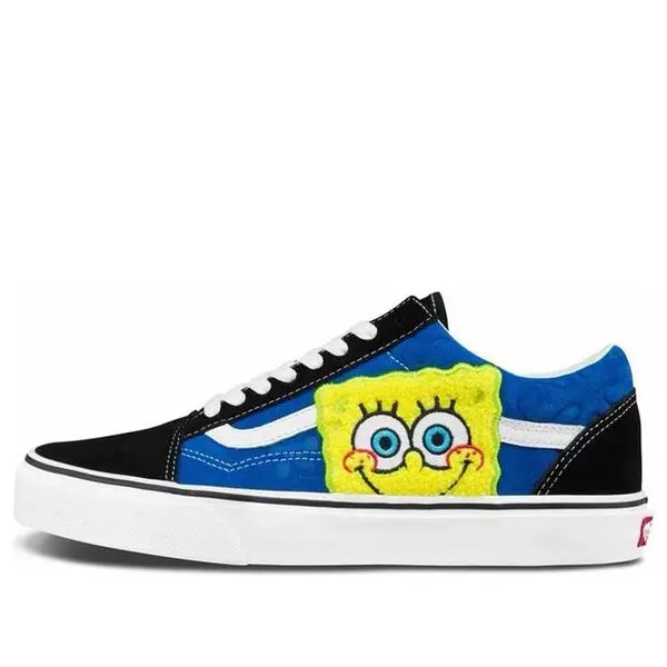 VANS Old Skool "smile Patch" Spongebob Squarepants Sneakers - Black/blue