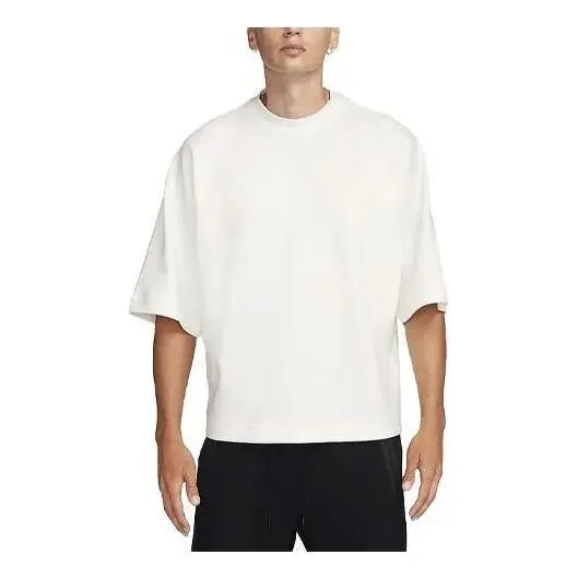 Nike Tech Fleece Reimagined Oversized T-shirt Asia Sizing - Cream