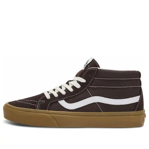 VANS Sk8-mid High Top Sneakers - Black/brown
