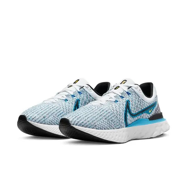Nike React Infinity Run Flyknit 3 Athletic Sneakers - Blue/black