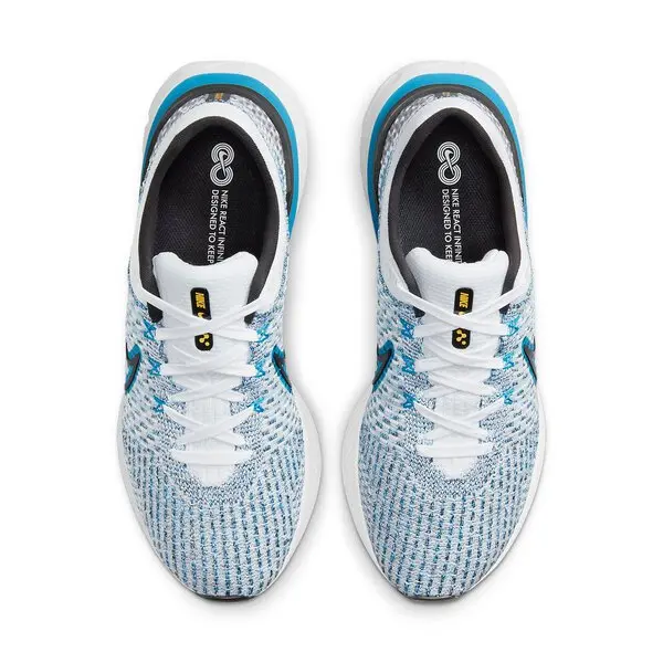 Nike React Infinity Run Flyknit 3 Athletic Sneakers - Blue/black