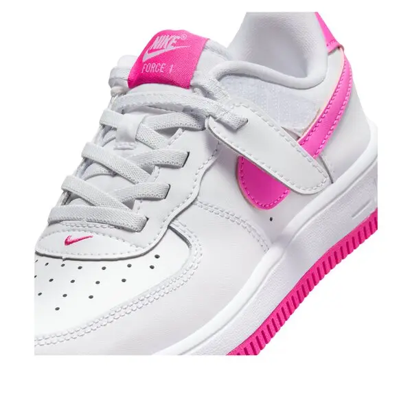 Nike Force 1 Low Easyon Sneakers - White/laser Fuchsia