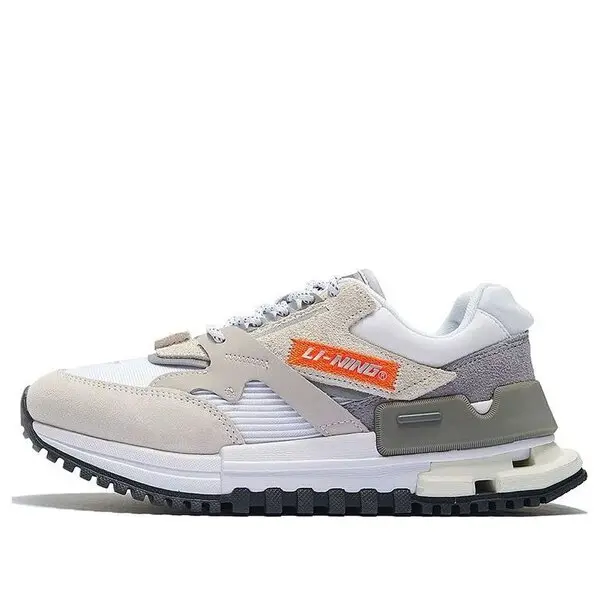 LI-NING 001 Classic Sneakers - Grey/orange