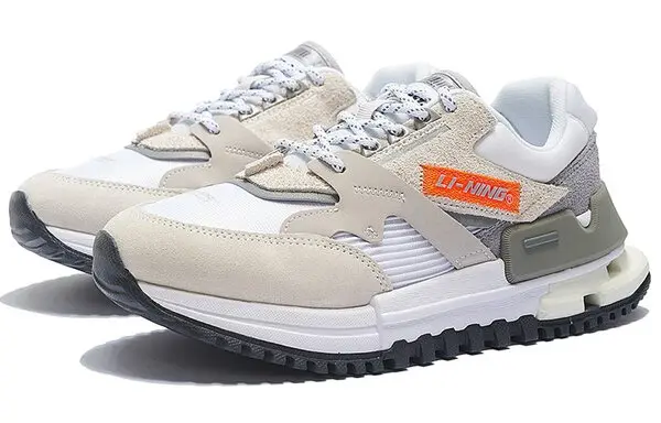 LI-NING 001 Classic Sneakers - Grey/orange