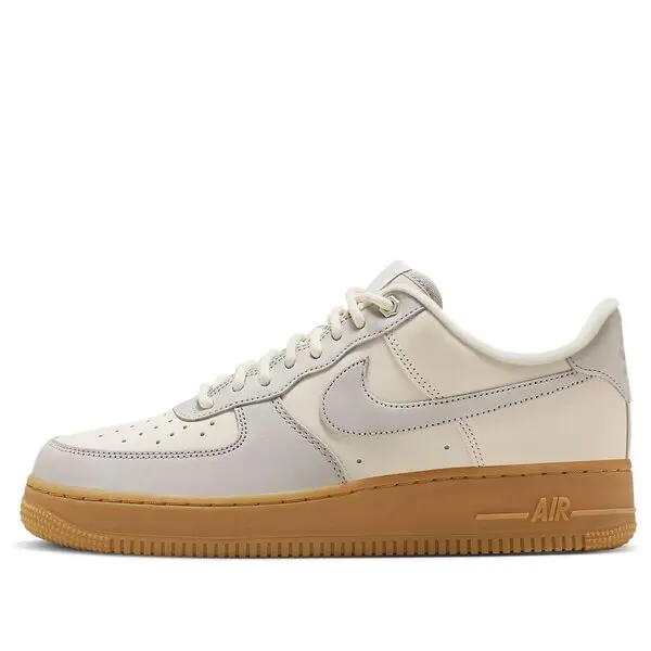 Nike Force 1 Low '07 Wb "light Bone Gum" Sneakers - Grey/brown