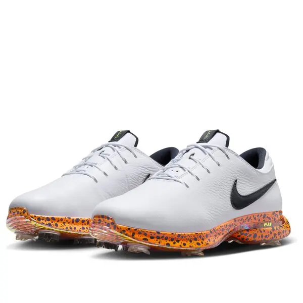 Nike Zoom Victory Tour 3 Wide Electric Pack Golf Shoes - White/orange/black