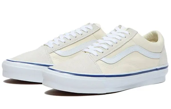 VANS Og Old Skool Lx Low Top Sneakers - White/blue