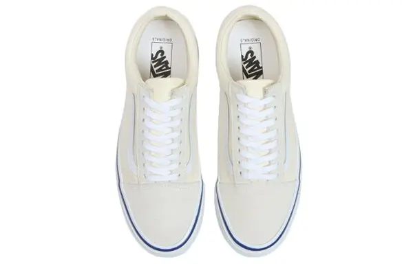 VANS Og Old Skool Lx Low Top Sneakers - White/blue