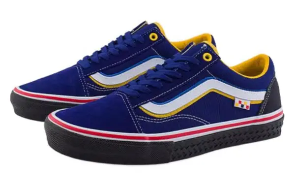 VANS Skate Old Skool "padin Musa Blue" Sneakers - Blue/black
