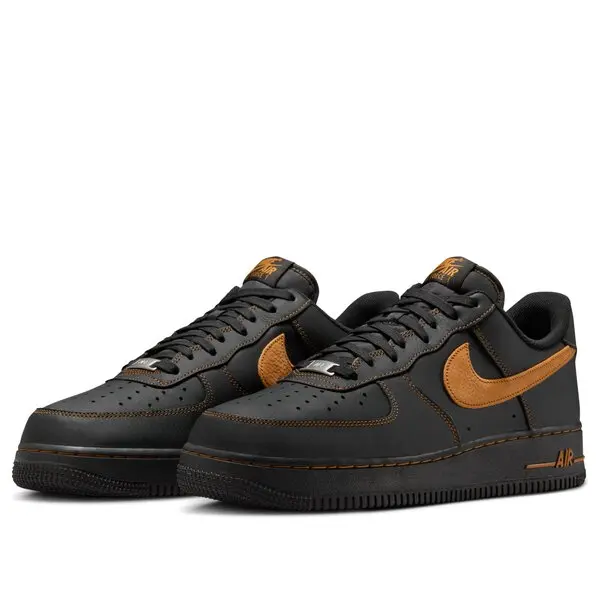 Nike Force 1 Low "black Tan - Black/tan