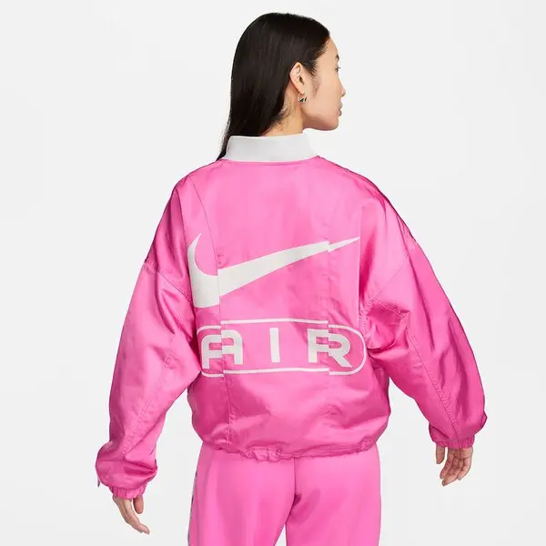 Nike Oversized Woven Bomber Jacket - Pink