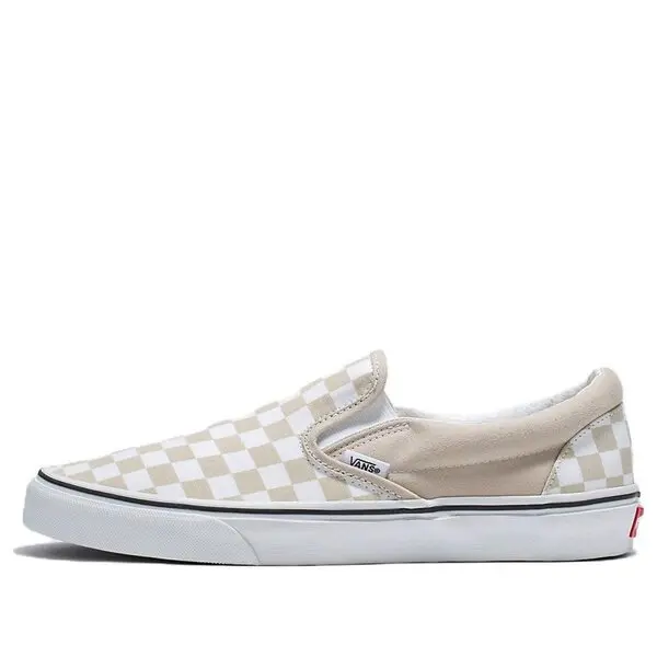 VANS Checkerboard Slip-on Sneakers - White/gray