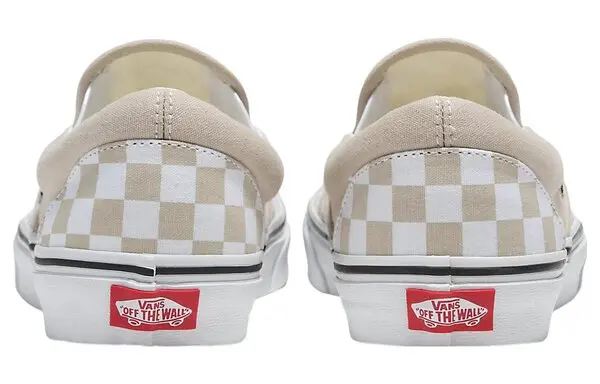 VANS Checkerboard Slip-on Sneakers - White/gray