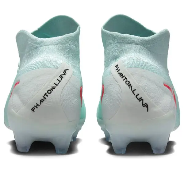 Nike Phantom Luna 2 Elite Fg Athletic Cleats - Mint/off-noir/atomic Red