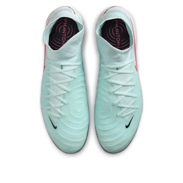 Nike Phantom Luna 2 Elite Fg Athletic Cleats - Mint/off-noir/atomic Red