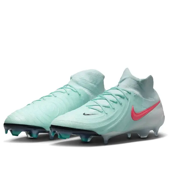 Nike Phantom Luna 2 Elite Fg Athletic Cleats - Mint/off-noir/atomic Red