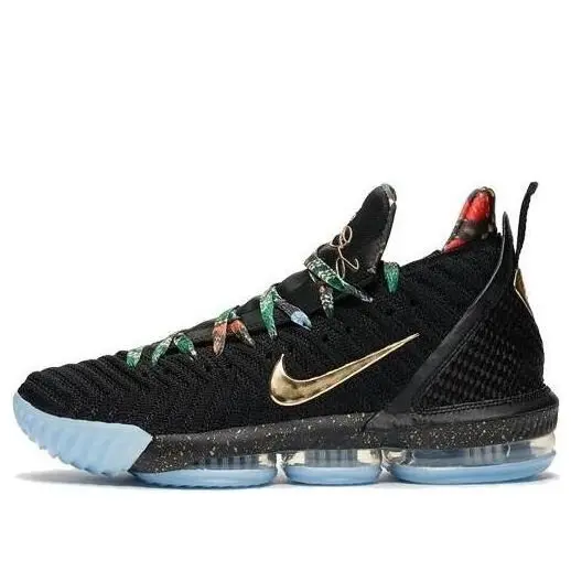 Nike Lebron 16 Kc 'watch The Throne' High Top Sneakers - Black