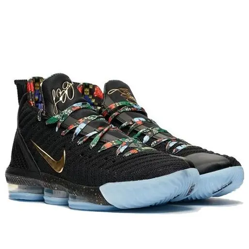 Nike Lebron 16 Kc 'watch The Throne' High Top Sneakers - Black