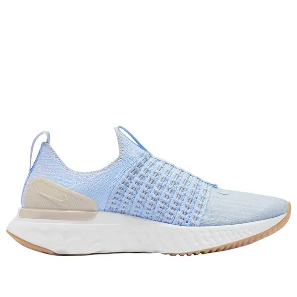 Nike React Phantom Run Flyknit 2 Athletic Sneakers - Blue/white