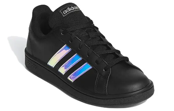 Adidas Grand Court Base Sneakers - Core Black/iridescent/cloud White