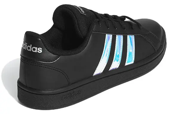 Adidas Grand Court Base Sneakers - Core Black/iridescent/cloud White