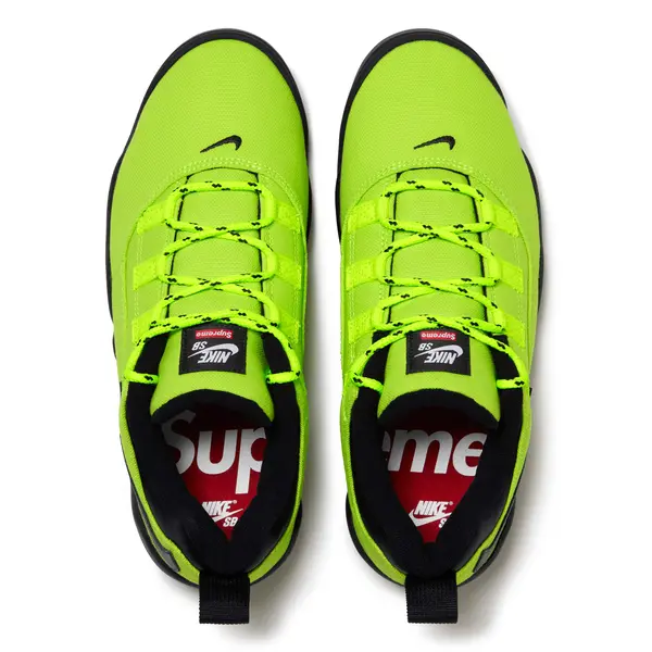 Nike X Supreme Sb Darwin Low - Green/black