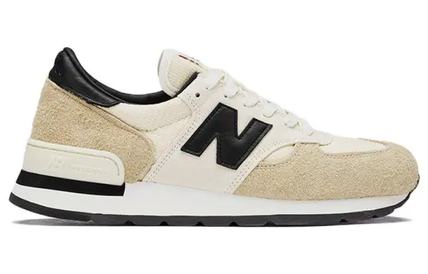 NEW BALANCE Teddy Santis X 990v1 Made In Usa Sneakers - Creamyellow