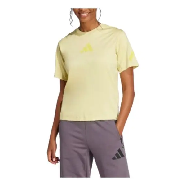 Adidas Zne T-shirt Asia Sizing - Yellow