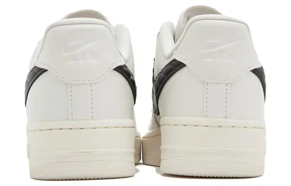 Nike Force 1 '07 Quilted Swoosh Sneakers - Beige/beige/black