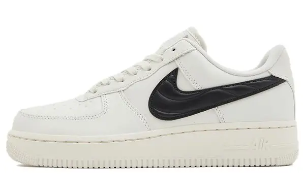 Nike Force 1 '07 Quilted Swoosh Sneakers - Beige/beige/black