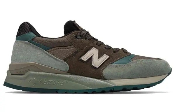 NEW BALANCE 998 Made In Usa Sneakers - Dark/gray/green