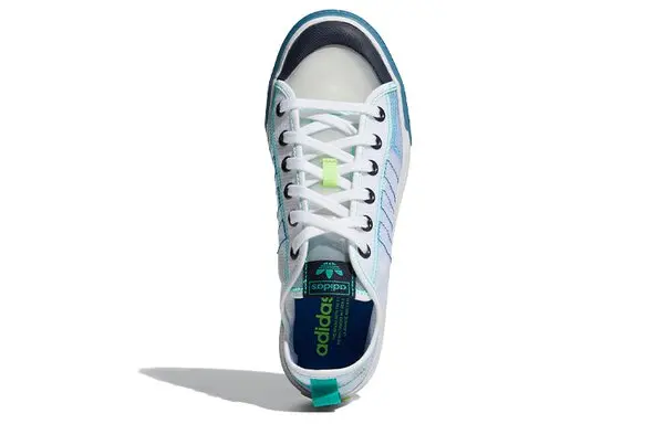 Adidas Nizza Rf Low Top Sneakers - White/blue/green