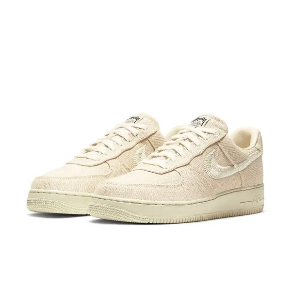 Nike X Stussy Air Force 1 Low "fossil" Sneakers