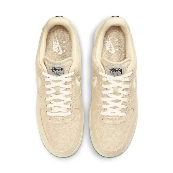 Nike X Stussy Air Force 1 Low "fossil" Sneakers