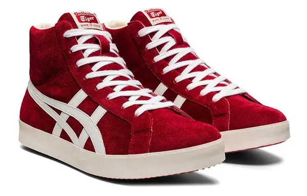 Onitsuka Tiger Fabre Hi Nm High Top Sneakers - Red/white