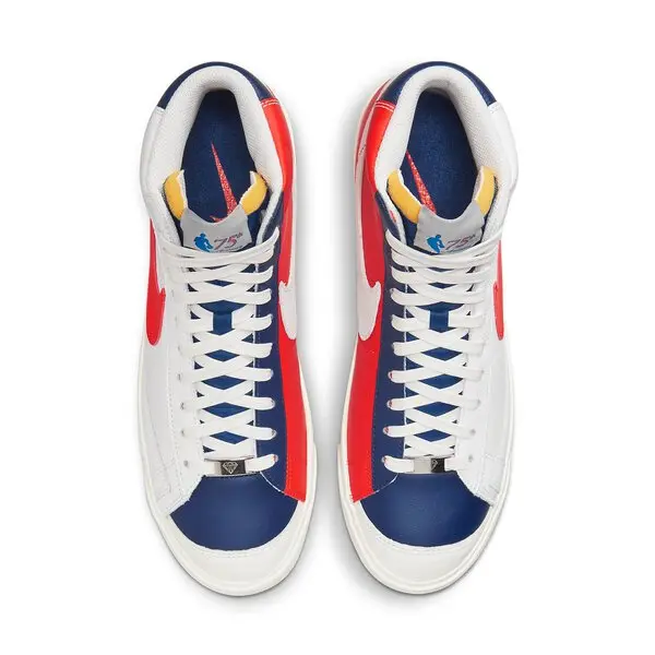Nike Nba X Blazer Mid '77 Emb '75th Anniversary Knicks High Top Sneakers