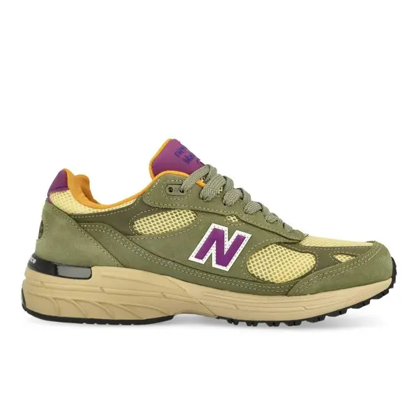 NEW BALANCE X Teddy Santis 993 Made In Usa "olive Leaf Maize" Sneakers - Olive Leaf/maize