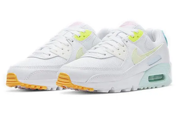 Nike Max 90 "pastel" Low Top Sneakers - White/green
