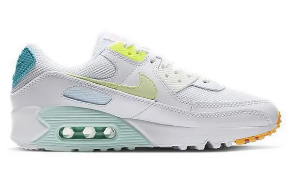Nike Max 90 "pastel" Low Top Sneakers - White/green