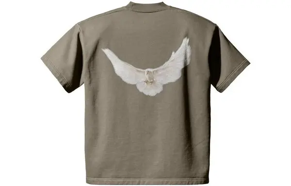 Yeezy Ss22 Dove Padded Heavy Fleece Tee - Beige