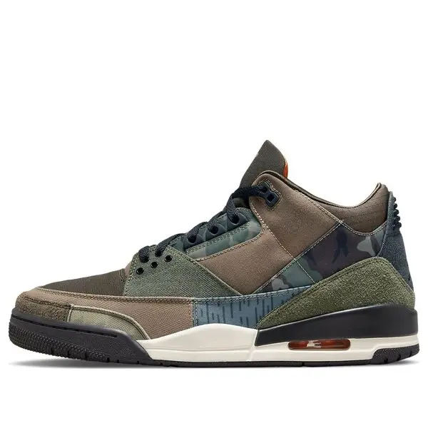 JORDAN 3 Retro "patchwork - Dark Hazel/multi Color