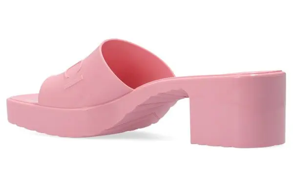 Gucci Logo Platform Slides