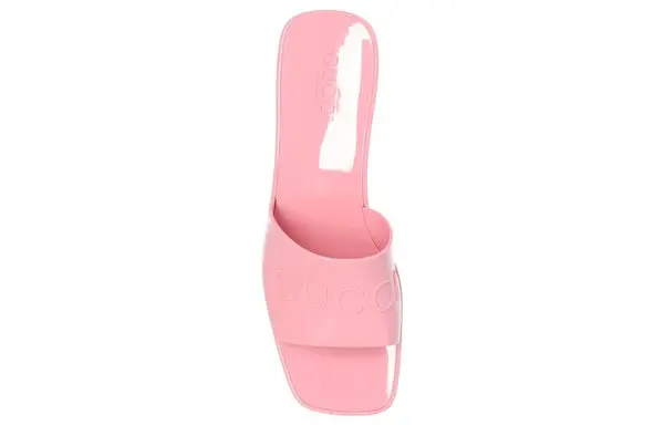 Gucci Logo Platform Slides