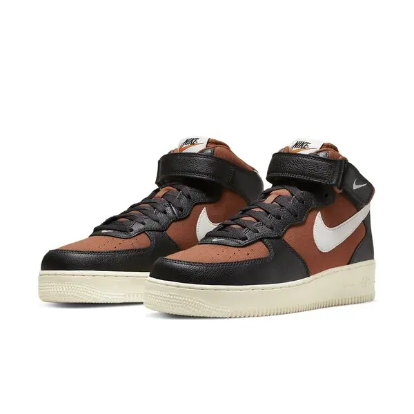 Nike Force 1 Mid '07 Lx Certified Fresh Pecan - Black/brown/white