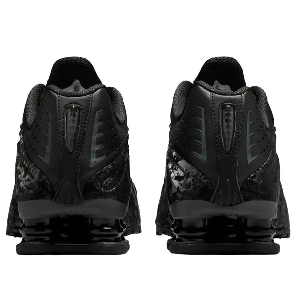 Nike Shox R4 "black Floral" Sneakers - Black/dark Smoke Grey
