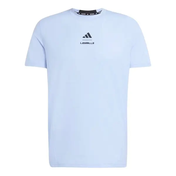 Adidas X Les Mills Graphic Short Sleeve T-shirt - Glow Blue