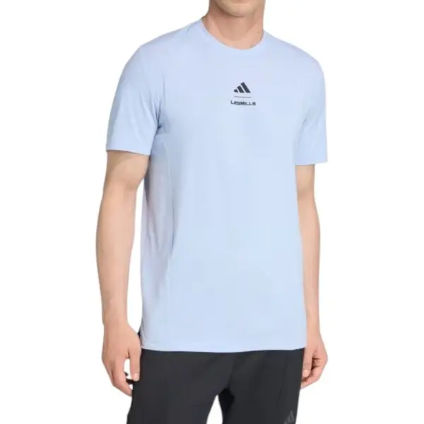 Adidas X Les Mills Graphic Short Sleeve T-shirt - Glow Blue
